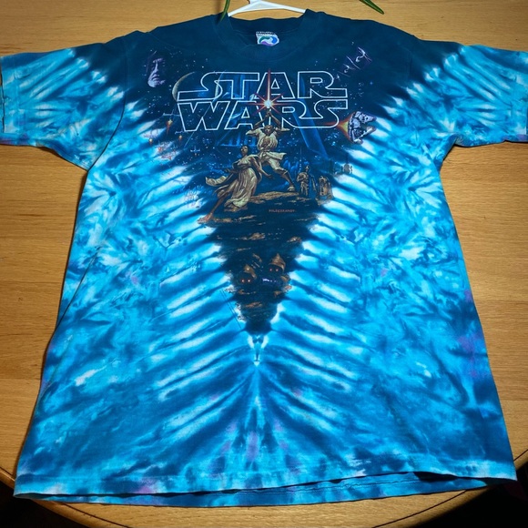 Liquid Blue | Shirts | Vintage Liquid Blue Star Wars Tiedye Tee | Poshmark